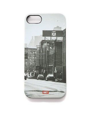 Obey CINCINNATI SNAP CASE Black White Multicolor iPhone 5 Molded Phone ...