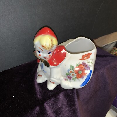 Vintage Regal China Hull Pottery Crawling Red Riding Hood Open Sugar | eBay