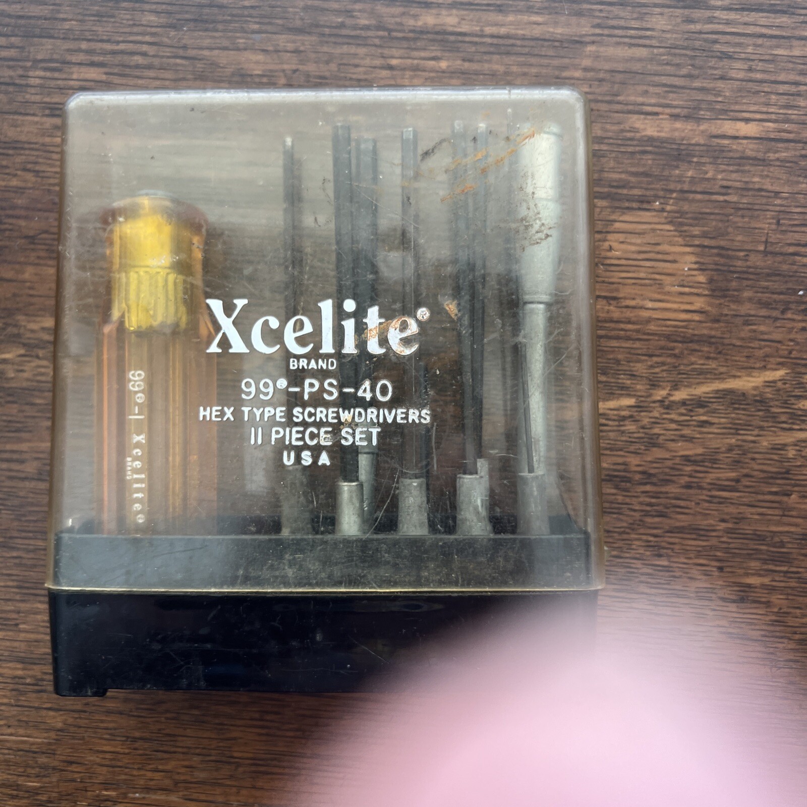 Vintage Tools Xcelite Allen Hex Key Socket Driver Set 99PS-40 & Ps 89 ...