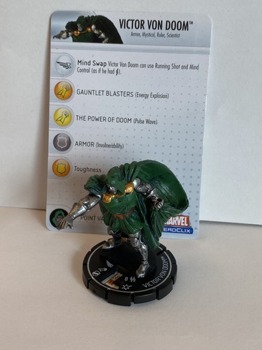Heroclix Victor Von Doom #115 from Secret Invasion with card | eBay