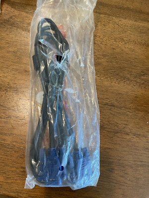 6FT 15 Pin Blue SVGA VGA Monitor M/M Male To Male Cable For PC/TV #45 ...