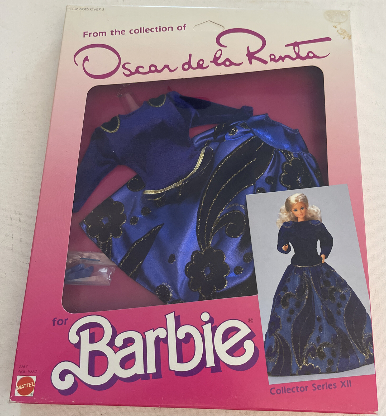 Barbie Oscar De La Renta Fashion XII #2767 NRFB 1985 Mattel Inc. 3 for ...