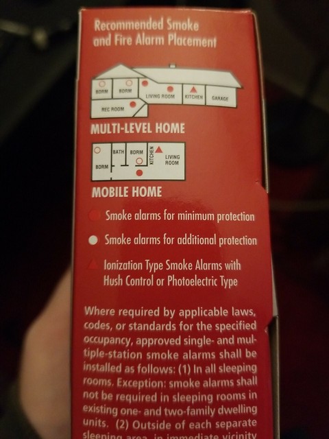 Kidde I9040 Battery Operated Ionization Sensor Compact Smoke Alarm ...