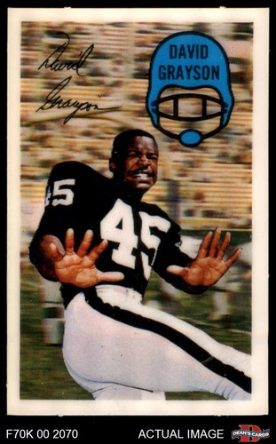1970 Kellogg's #36 Dave Grayson Raiders Oregon 7 - NM | eBay