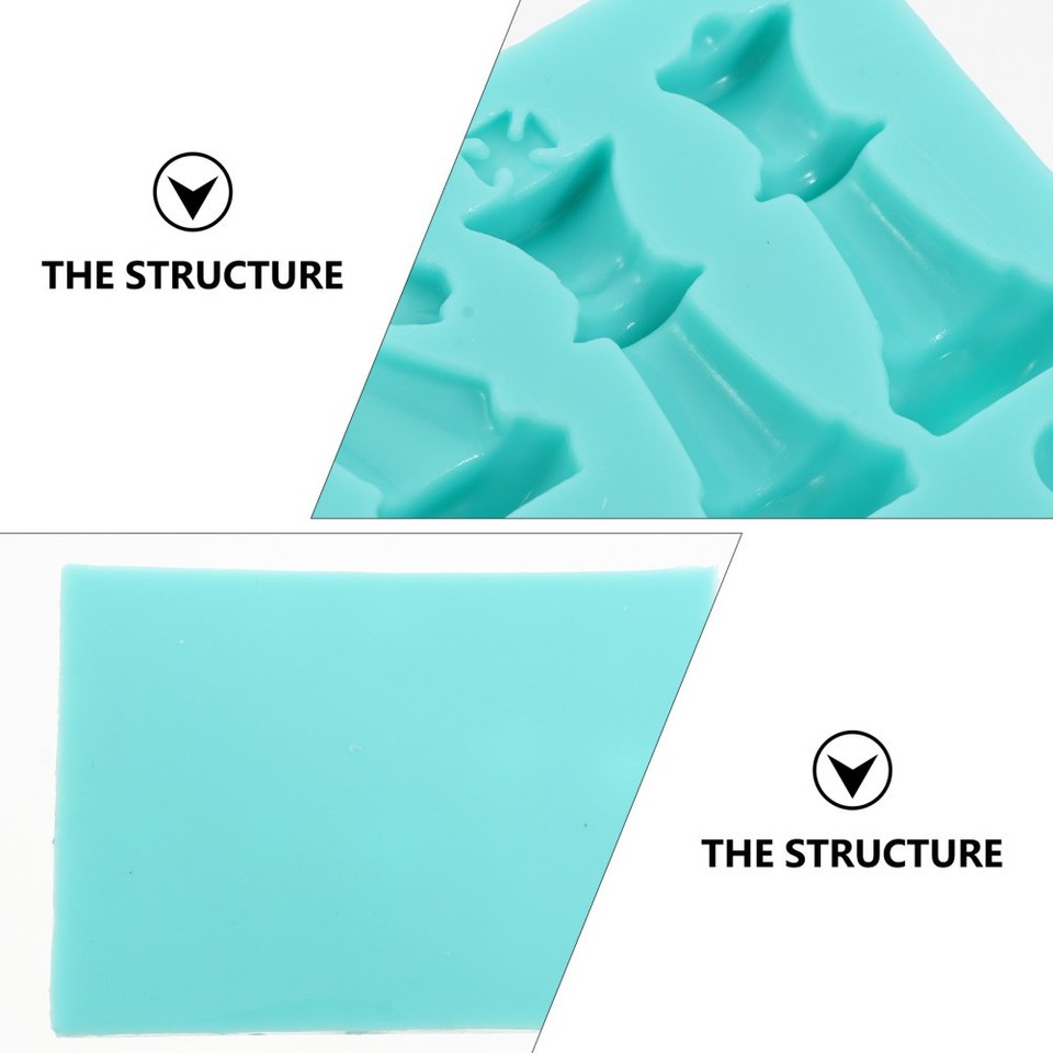 Baking Cake Mold Silicone Mold Creative Chess Shape Cake Mold Random ...