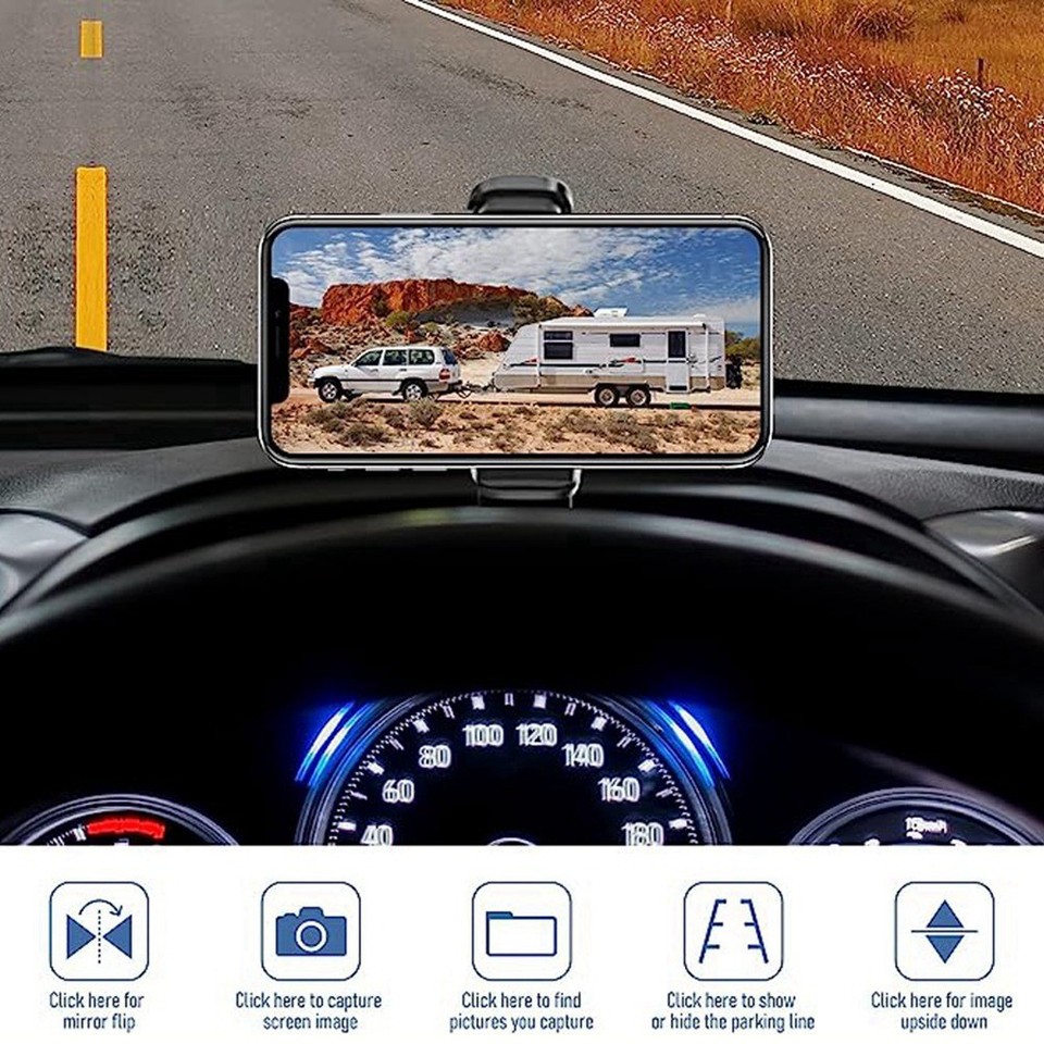 WiFi Solar Rear View Backup Camera IR Night Vision Base for RV Truck ...