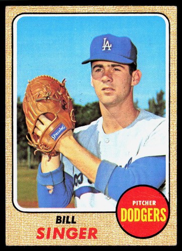 Bill Singer 1968 Topps #249 VG Not Creased | eBay