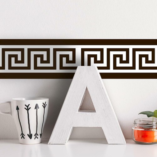 Funlife Greek Border Wallpaper,wall Borders Wall Sticker Self Adhesive ...