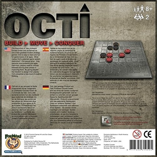 FoxMind Octi Strategy Board Game Build Move Conquer 2010 for sale ...