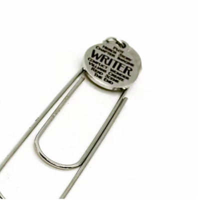 Writer Words Charm Bookmark, Aspiring Author, Reader Gift, Gift For Her ...
