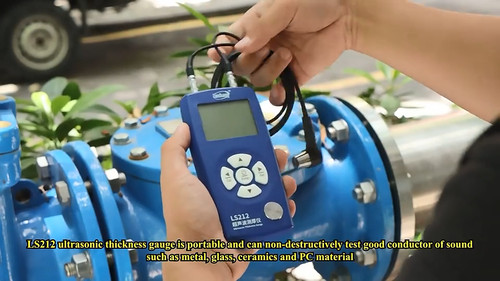 Digital Ultrasonic UT Wall Thickness Measurement Tool Meter Gauge ...