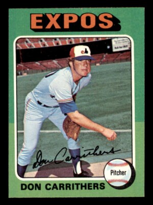1975 Topps Baseball #438 Don Carrithers EX/MT | eBay