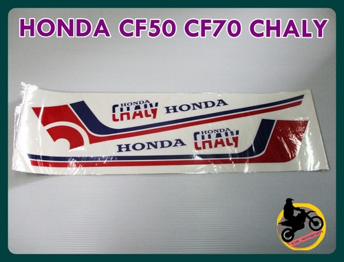 Fit Honda Chaly CF50 CF70 Red-Blue Sticker (nan1980) | eBay