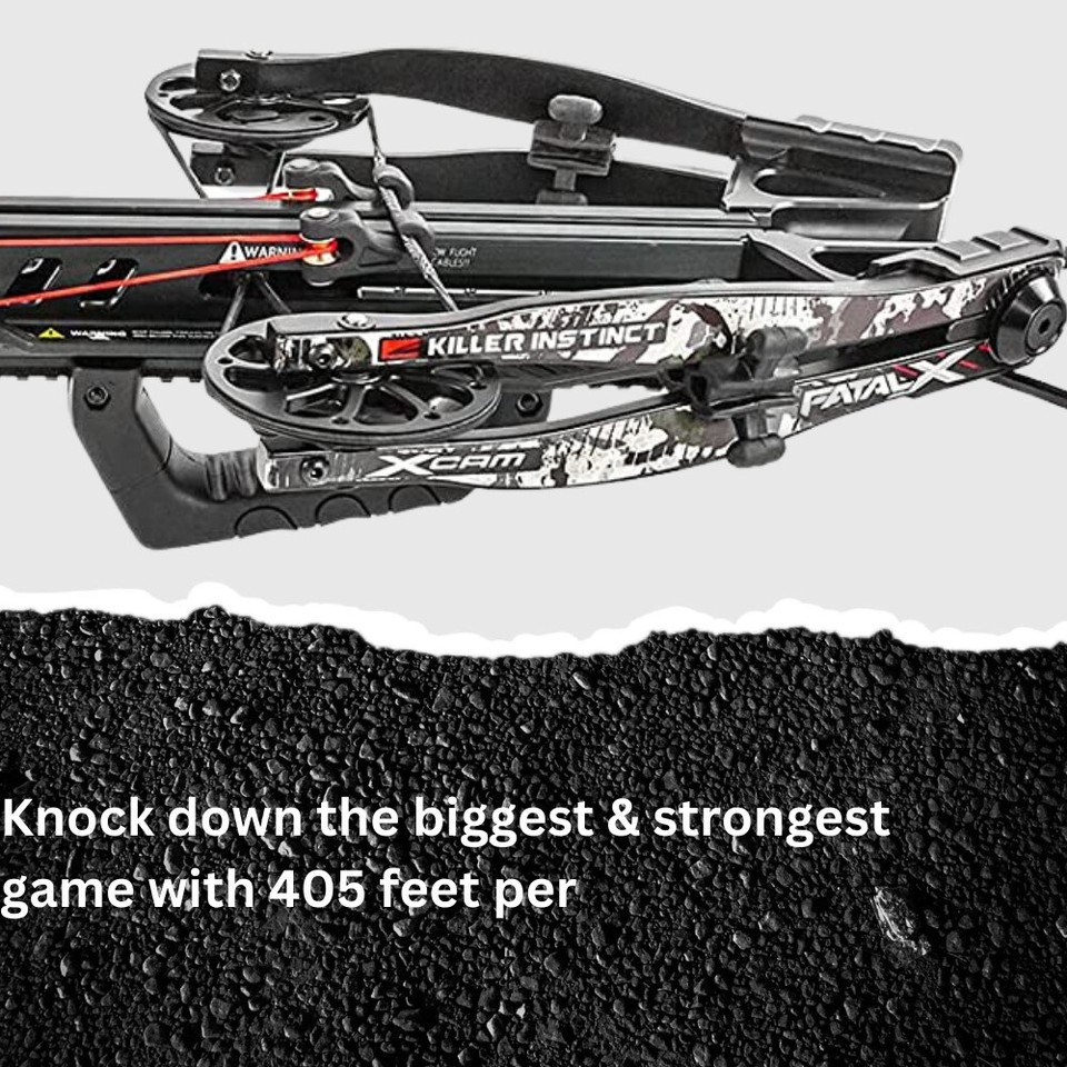 Killer Instinct Fatal X Crossbow Dead Silent Crank Starter Bundle ...