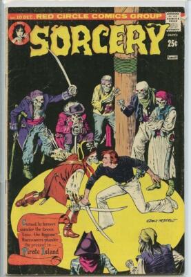 RED CIRCLE SORCERY #10, VG+, Gray Morrow, 1974, Chaykin, Pirates | eBay