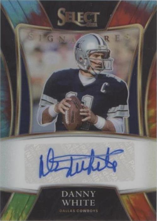 2021 Panini Select - Select Signatures Danny White #SSP-DWH Tie-Dye ...