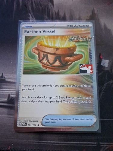 Earthen Vessel Play! Pokemon TCG Prize Pack Series 6 HOLO Promo 163/182 ...