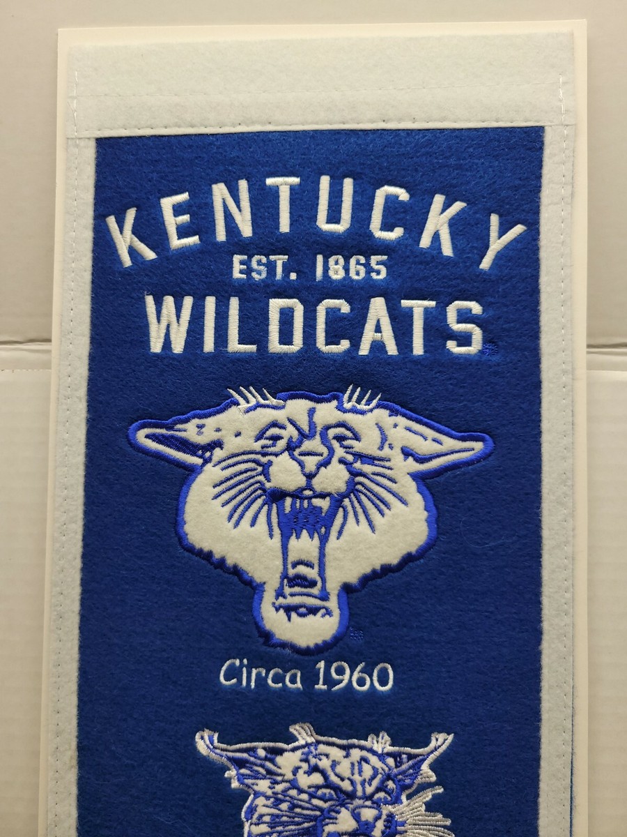 Vintage Kentucky Logo Kentucky Wildcats Flag 3x5 Deluxe Vintage Design