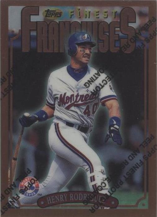 1996 Topps Finest - Henry Rodriguez #325 for sale online | eBay