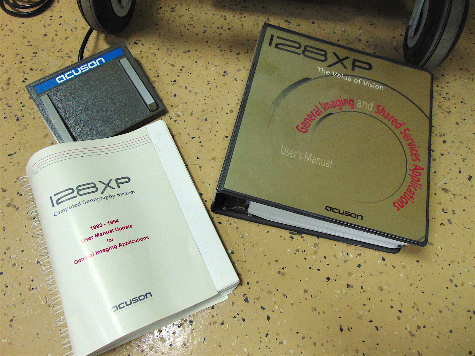 Acuson 128XP/10 Ultrasound Therapy System With AEGIS QV100 & Foot Pedal ...