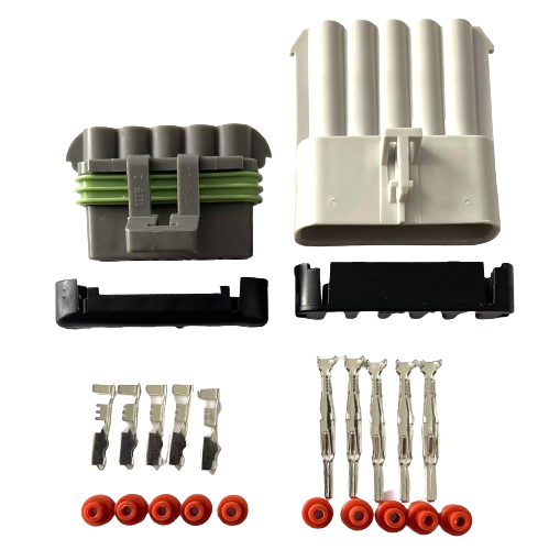 5 Pin Male Female Plug Connector For Delphi 5 Way Metri-Pack Sealed 280 ...