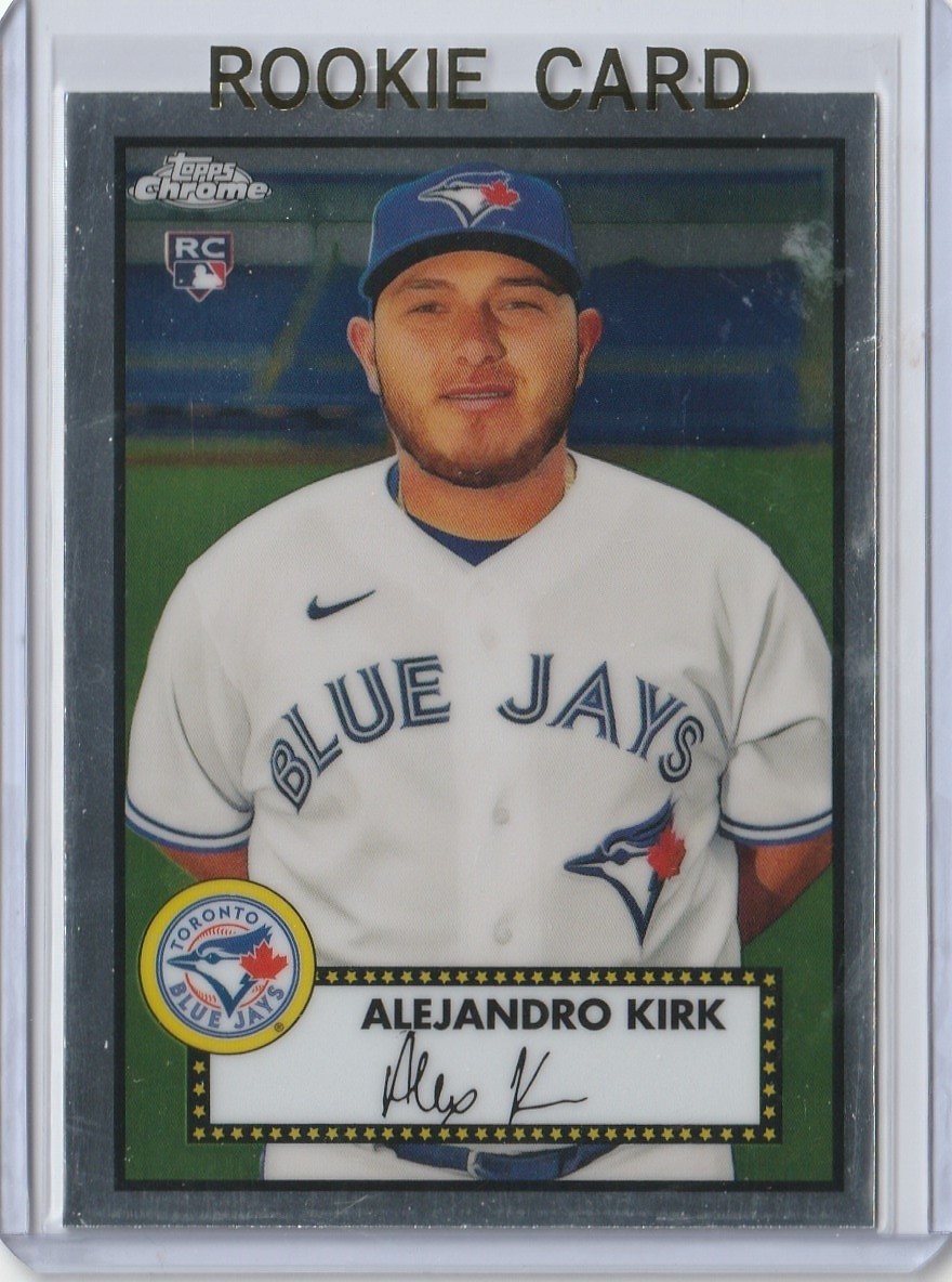 2021 Topps Chrome Alejandro Kirk Platinum Anniversary Rookie Card RC ...