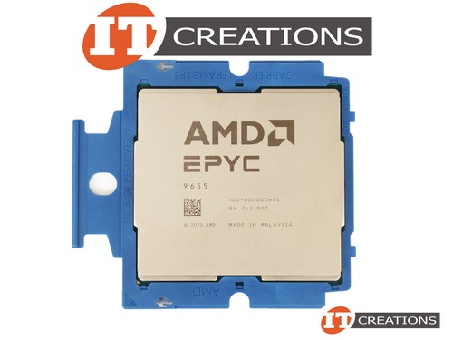5TH GEN AMD EPYC 96 CORE PROCESSOR 9655 2.6GHZ 400W SP5 TURIN CPU 100 ...