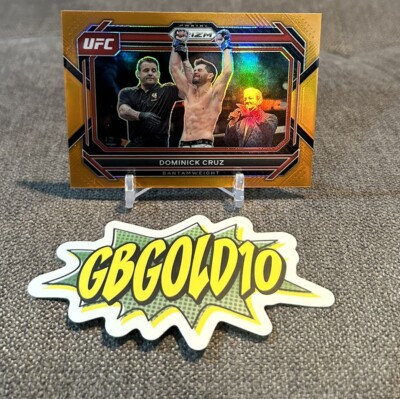 DOMINICK CRUZ 2023 PANINI PRIZM UFC ORANGE PRIZM /99 #90 | eBay