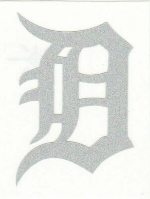 REFLECTIVE Detroit Tigers fire helmet decal helmet window sizes to 12 ...