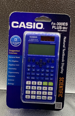 Casio FX-300ES Plus-BU 2nd Edition Scientific Calculator Blue Sealed | eBay