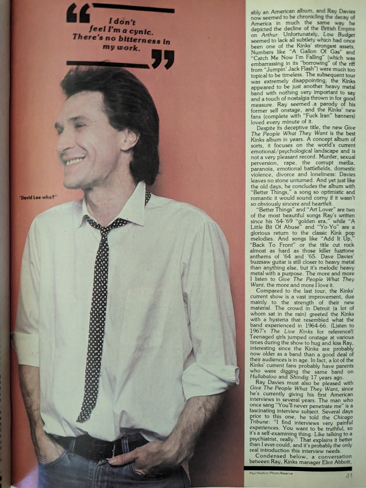 Creem Magazine December 1981 Kinks, Stones, Blondie, Rick James, John ...