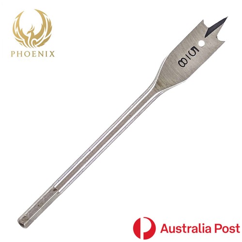 2PC 5/8 INCHES 1/4" Shank 150MM Long Flat Wood Boring Spade Drill Bit ...
