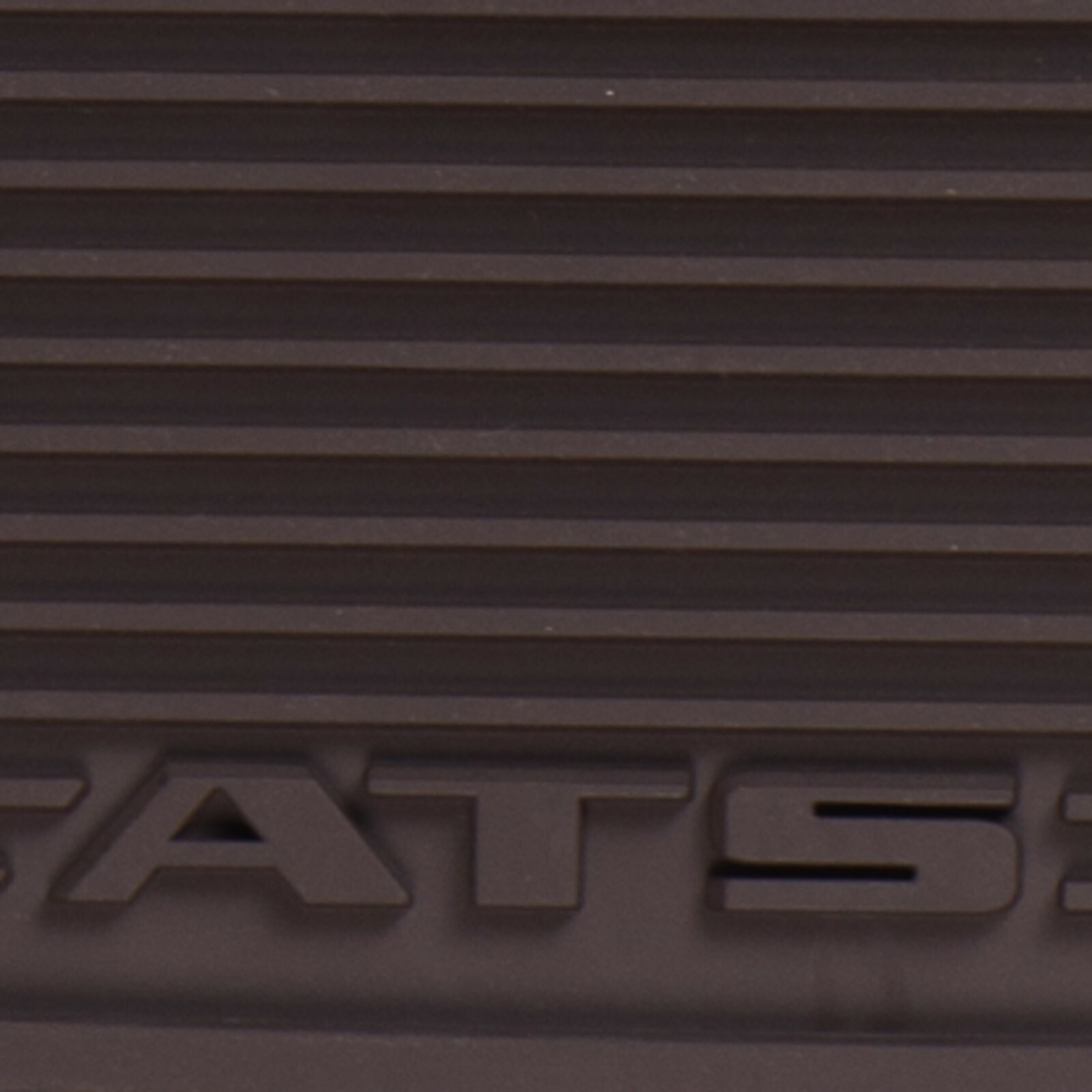 OEM Front and Rear All Weather Rubber Floor Mats w/ ATS Logo Brownstone ...