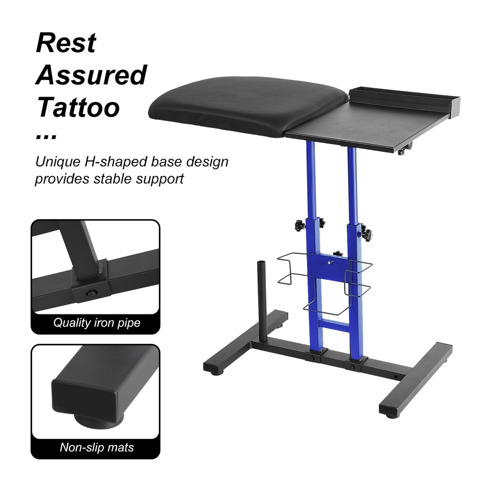 Portable Adjustable Height Oversized Arm Rest Stand Tattoo Srand with ...