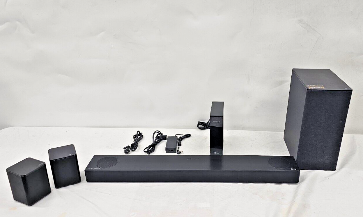 LG SN7R 5.1.2 Ch Bluetooth Home Theater Speaker System w/ Dolby Atmos ...