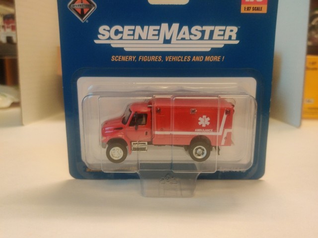 HO 1 87 Scale Die Cast Ambulance for Model Railroad Trains Layout ...