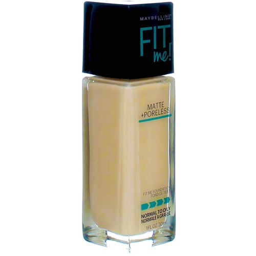 6 Pack Maybelline Fit Me Matte + Poreless Foundation, Natural Ivory 112 ...