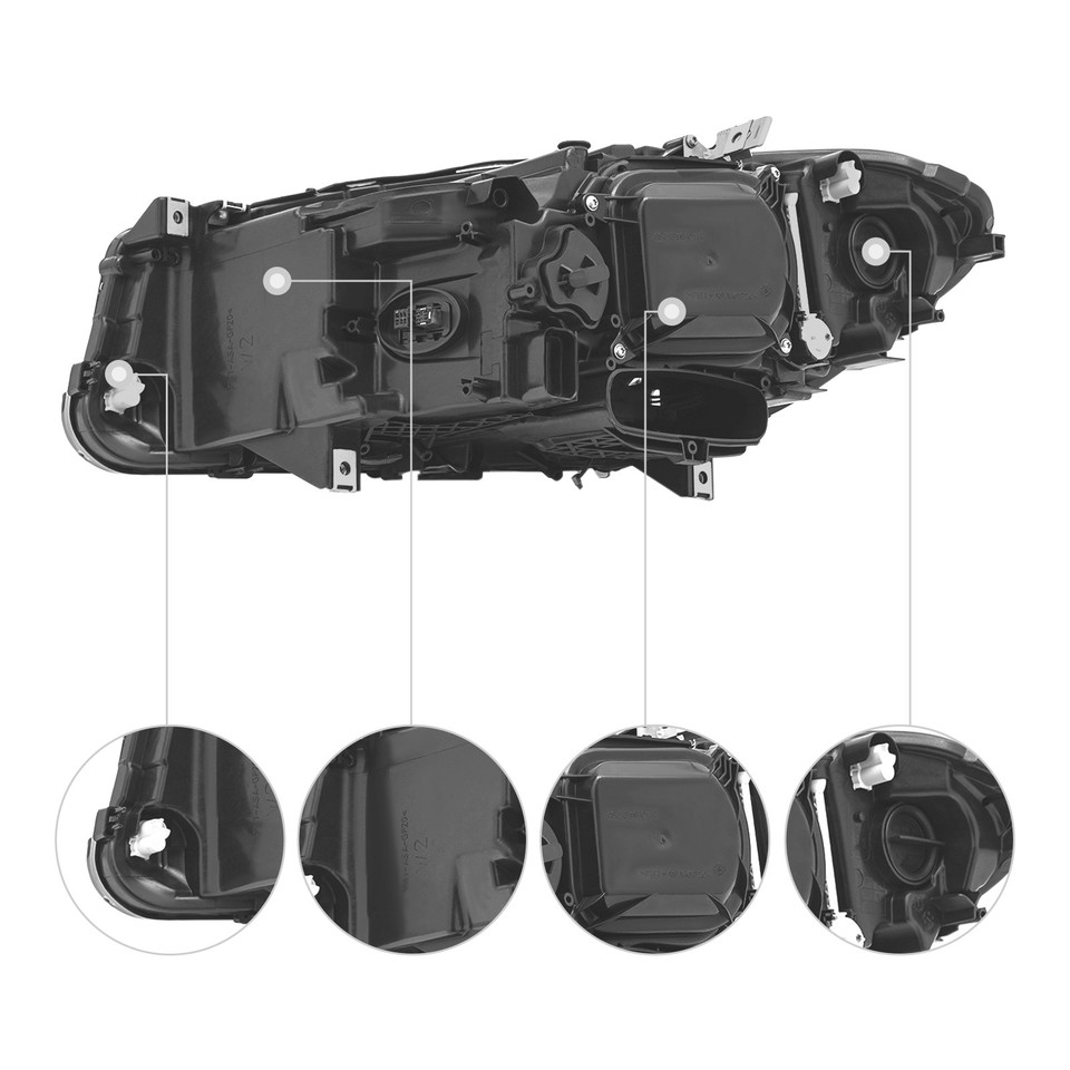 Xenon/HID Headlights Left/Right Opt For 2014-2017 Bmw 5 series F10 F18 ...