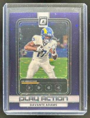 2025 Donruss Optic Davante Adams Play Action Purple Stars Prizm #/25 ...