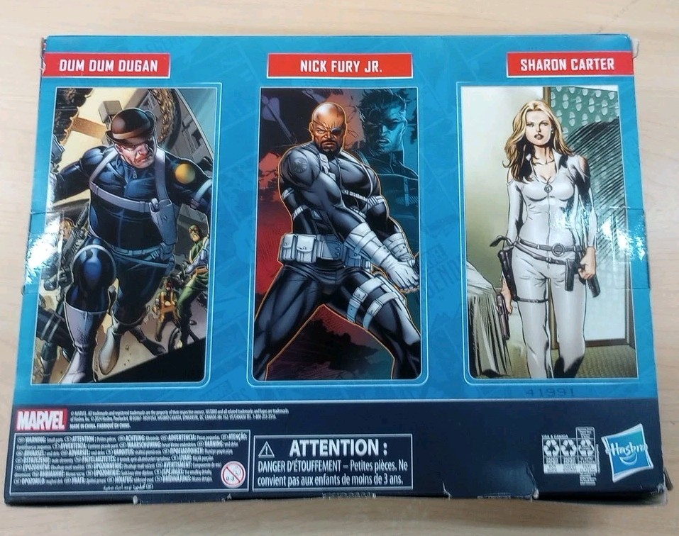 Marvel Legends Series Nick Fury Jr., Sharon Carter, Dum Dum Dugan ...