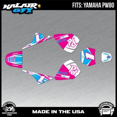 Graphics Kit for Yamaha PW80 (1990-2023) PW-80 PW 80 Blazing Series ...
