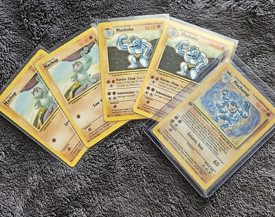 POKEMON FIRST EDITION SEALED RARE HOLO MACHAMP WITH EVOLUTION SET | eBay