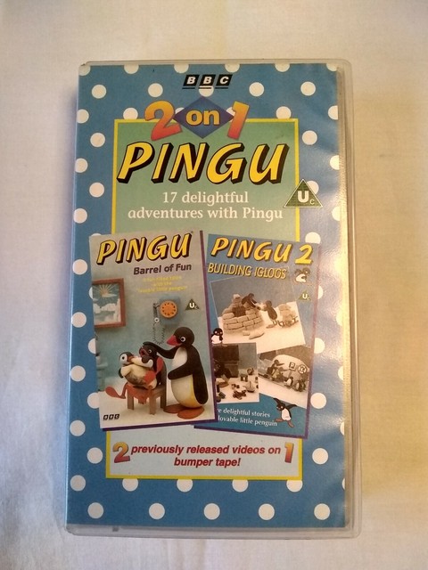 Pingu - Barrel Of Fun / Building Igloos (VHS/H, 1997) for sale online ...