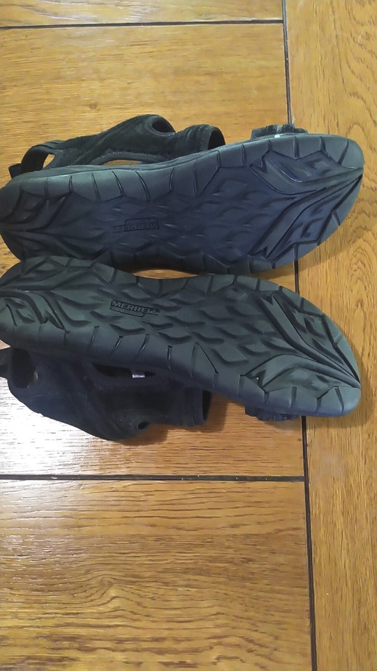 Merrell Women's Black Performance Footwear Sandals SZ 9 EUC Select Grip ...