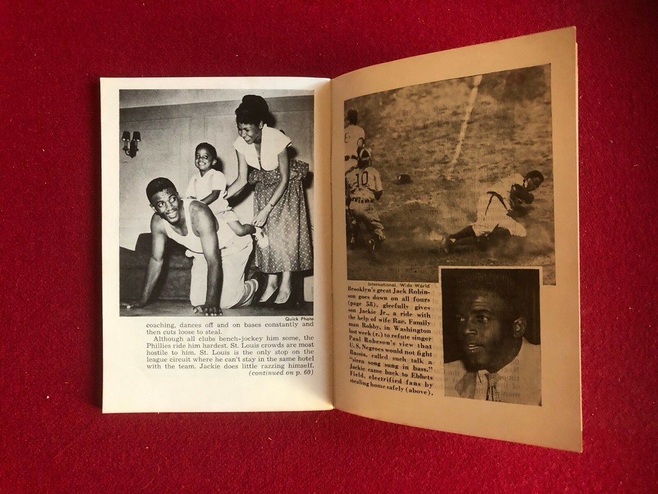 1949, Jackie Robinson, "Quick" Magazine, (Vintage / Scarce) | eBay