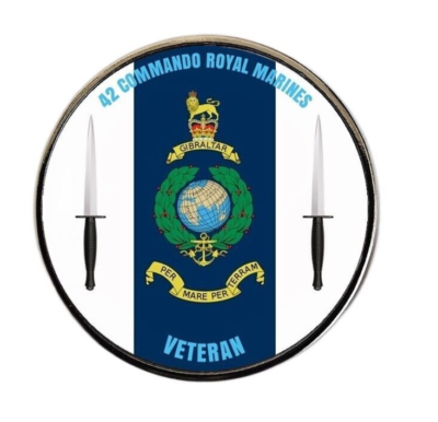 42 Commando Logo 42 COMMANDO ROYAL MARINES GOLD WIRE BLAZER BADGES 2
