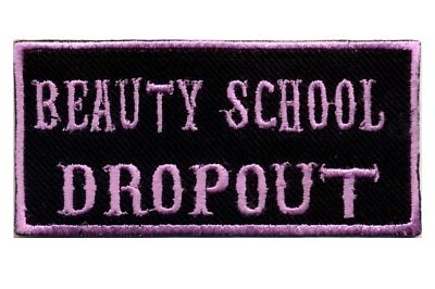 Pin-Up Patch Badge Beauty School Dropout Pinup Girl Retro Rockabilly | eBay