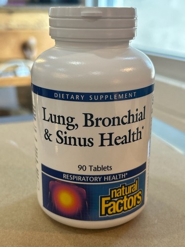 Natural Factors Lung, Bronchial & Sinus Health, 90 Tablets 68958035055 ...