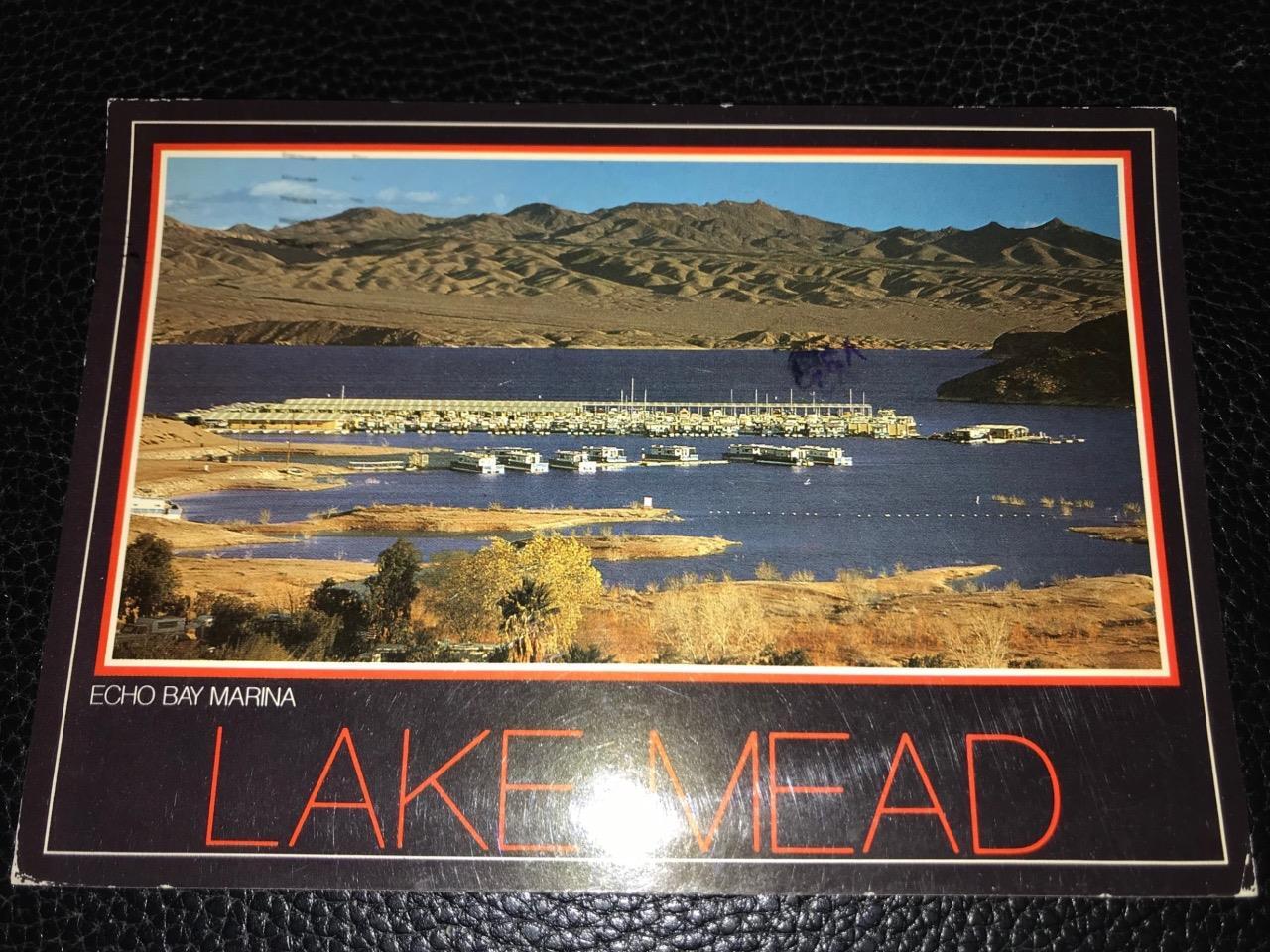 Postcard - Echo Bay Marina - Lake Mead - Nevada (1987) #38542 | eBay