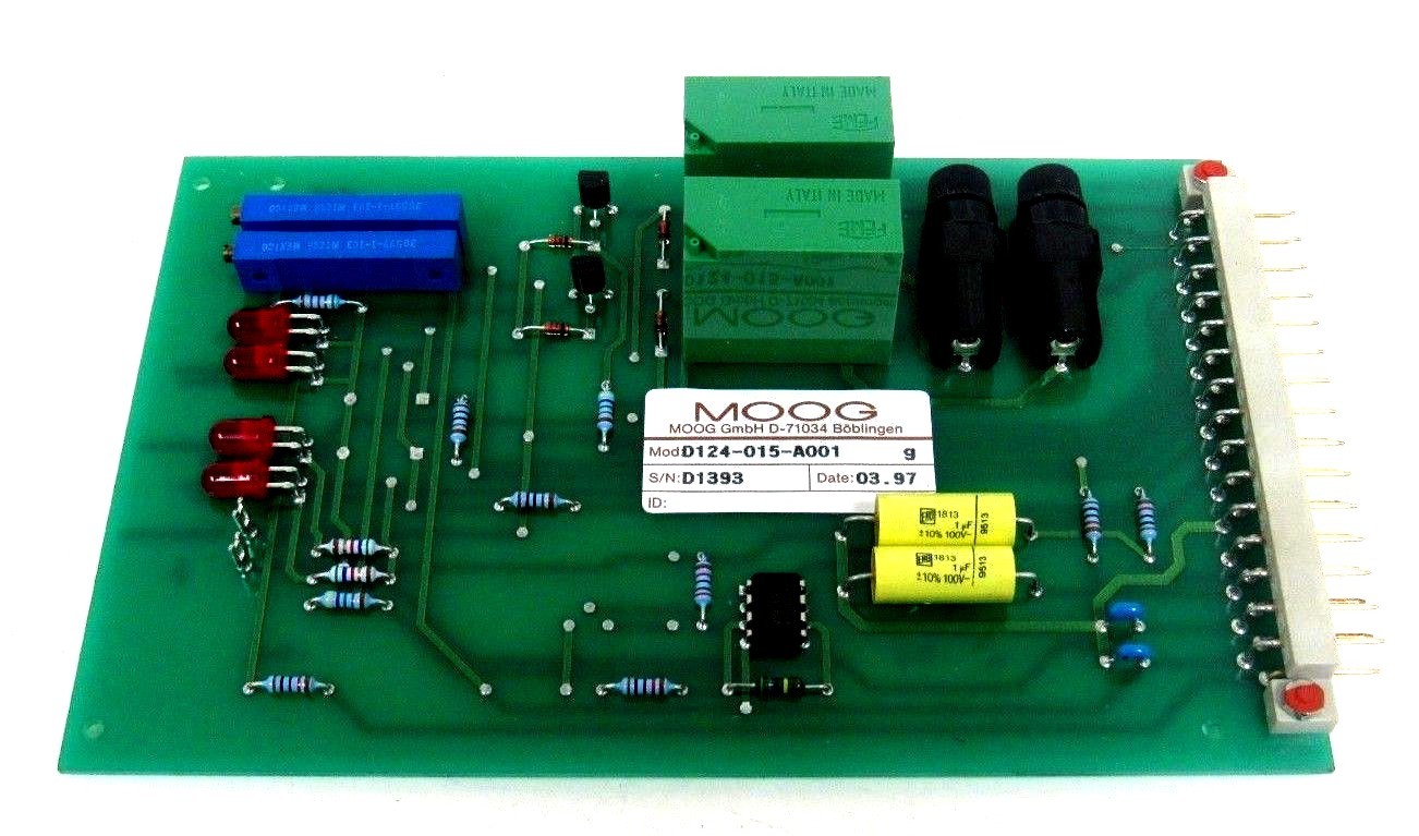 NEW MOOG D124-015-A001 INTERFACE BOARD D124015A001 | eBay